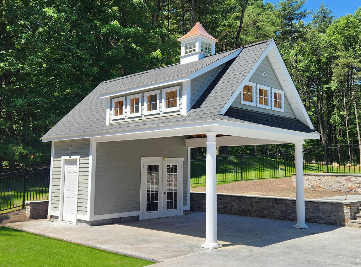 14' x 24' Custom Pool House - Kloter Farms