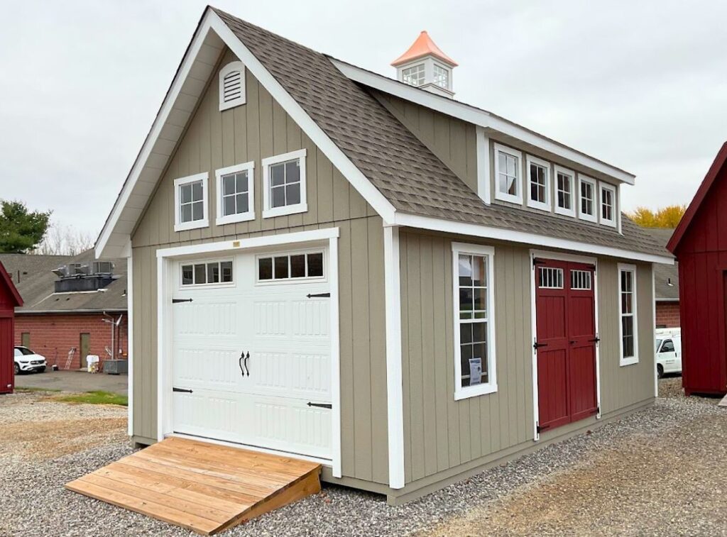 14' x 24' T1-11 Elite Cape Garage #7659TL (Display Model) Sale CT, MA ...