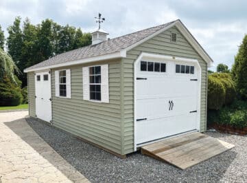 Signature Cape One-Car Garage (Vinyl) Sale CT, MA & RI | Buy Signature ...