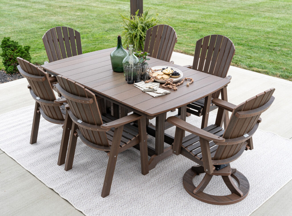 Island Rectangle Classic Dining Table & Comfo-Back Chair Set Sale CT ...