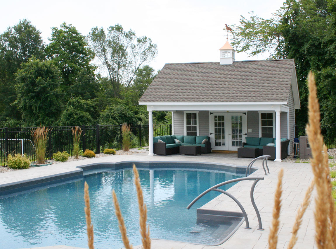 20' x 20' Custom Pool House - Kloter Farms