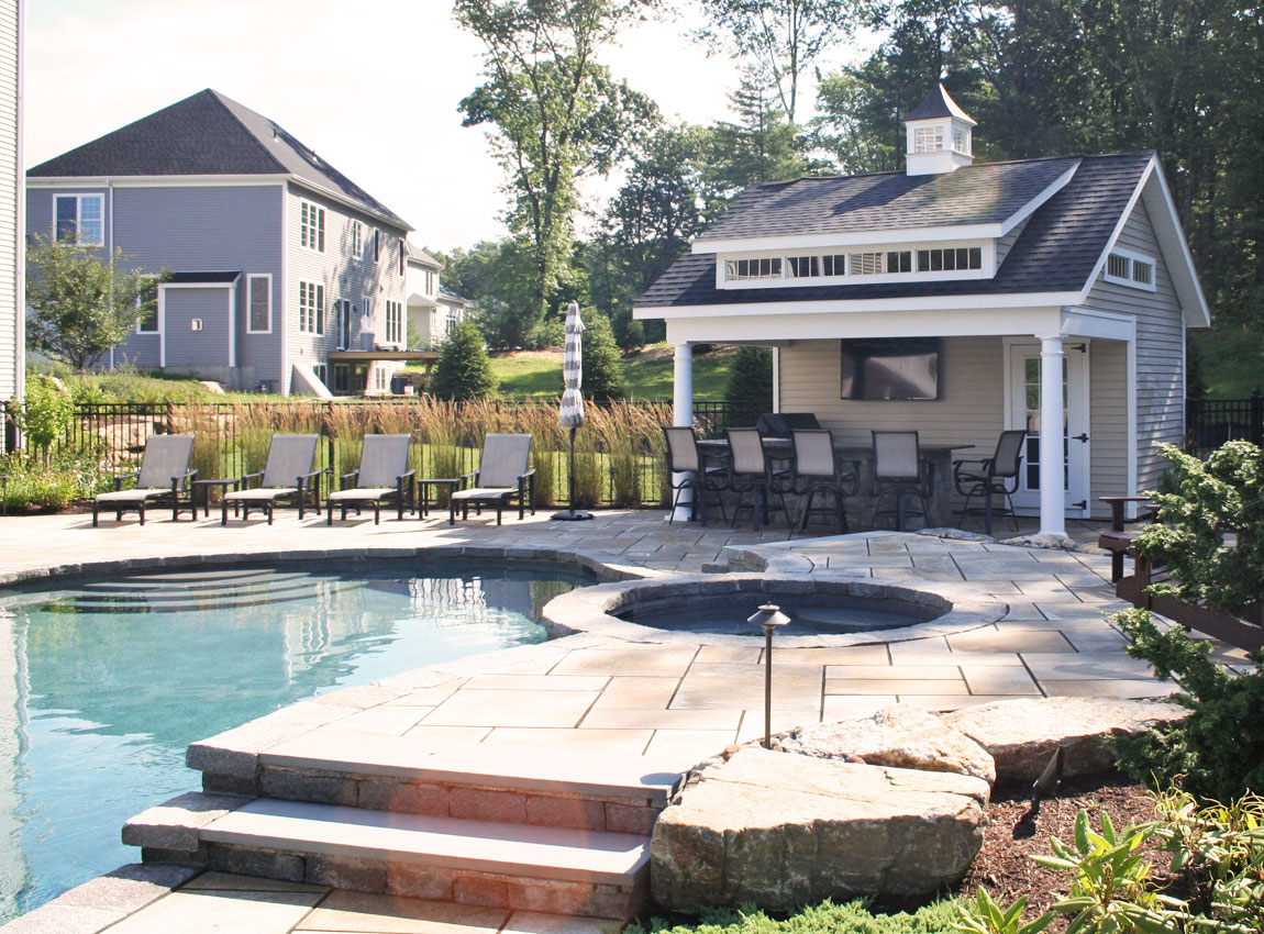 16' x 16' Custom Pool House - Kloter Farms